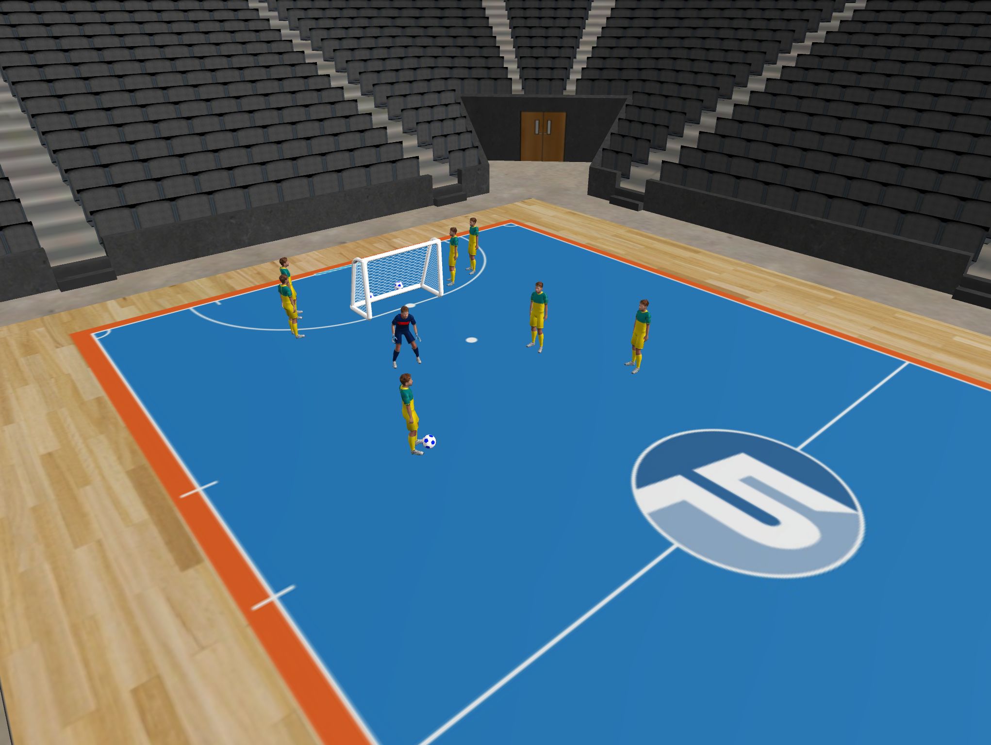 2v1 transitions exercise for futsal counter attack - Damon Shaw